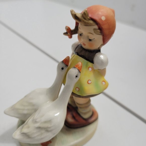 Hummel | Art | Vintage Goebel Hummel Girl With Two Geese | Poshmark